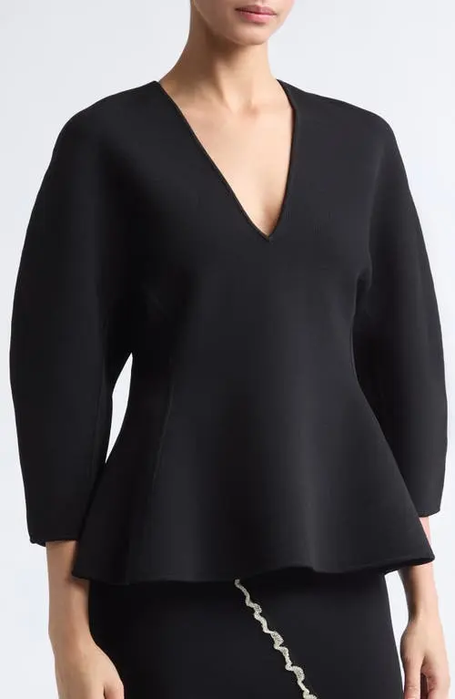 ASHLYN William V-neck Knit Blouse