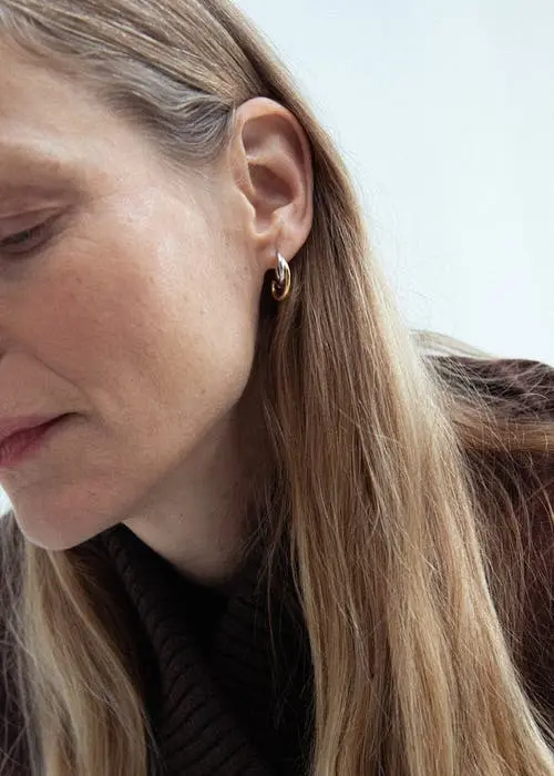 OTIUMBERG Small Spiralis Hoop Earrings