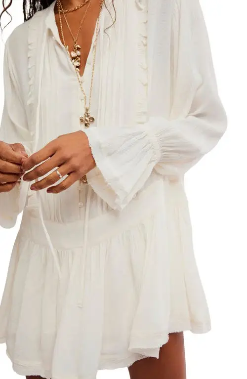 Free People Intimately Fp Haute Heirloom Minidress - Sugar Swizzle