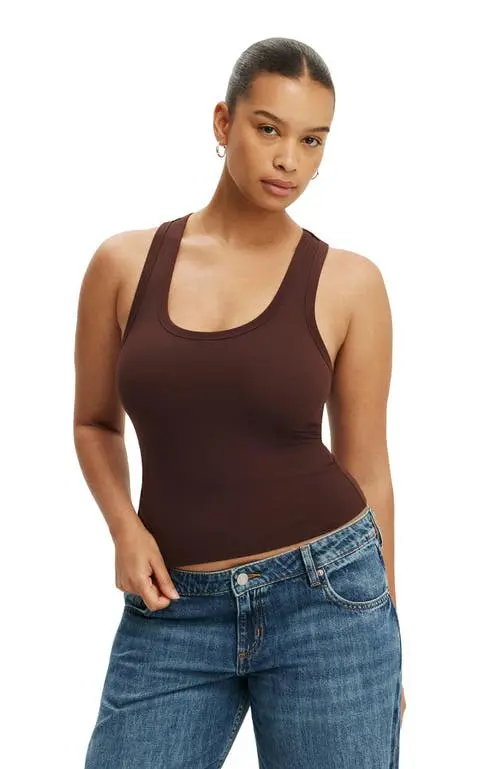 COTTON ON Hold Me Scoop Neck Racerback Tank