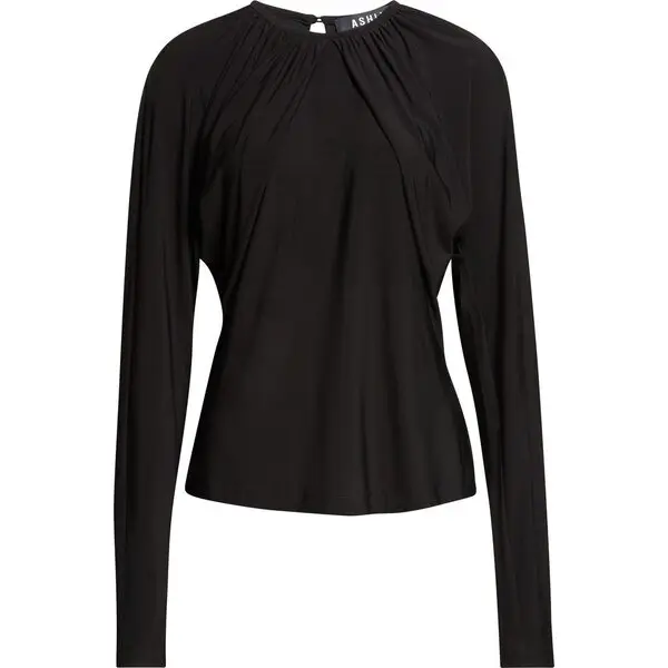 ASHLYN Vion Long Sleeve Draped Top