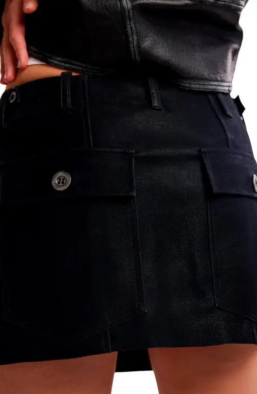 Free People Riverfront Crop Faux Leather Jacket