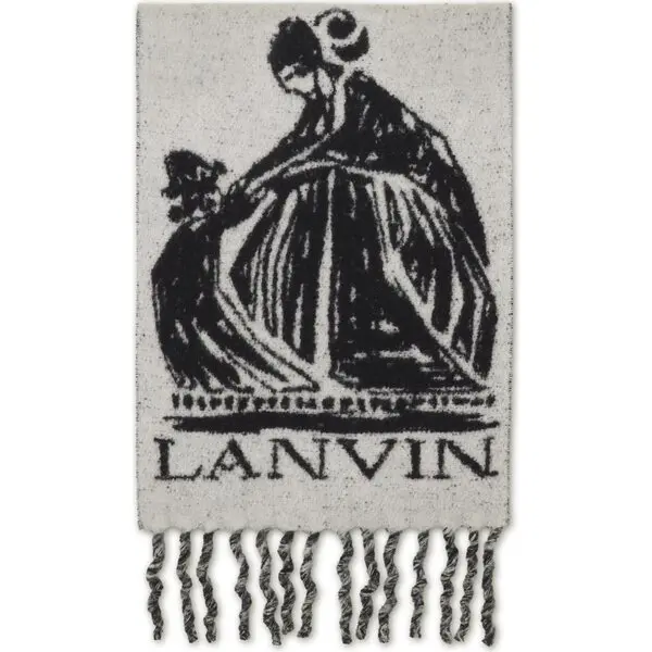 LANVIN Mother & Daughter Wool Scarf