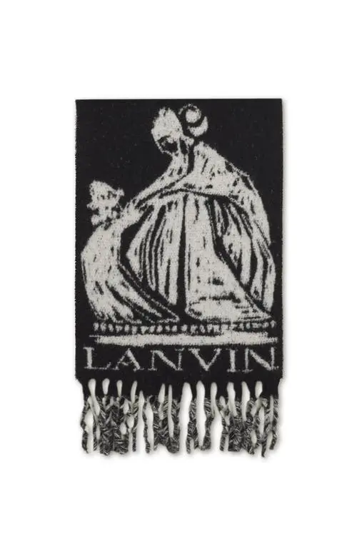 LANVIN Mother & Daughter Wool Scarf