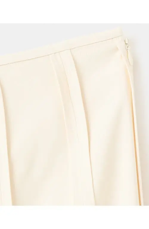 Mango Pleated Asymmetrical Midi Skirt