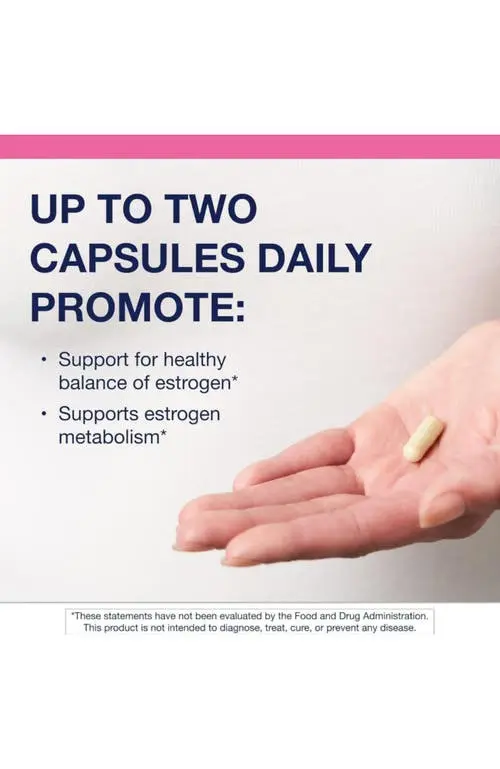 METAGENICS Indole-3-carbinol Hormone Balance Antioxidant Supplement 60 Capsules