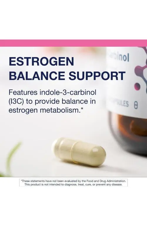 METAGENICS Indole-3-carbinol Hormone Balance Antioxidant Supplement 60 Capsules