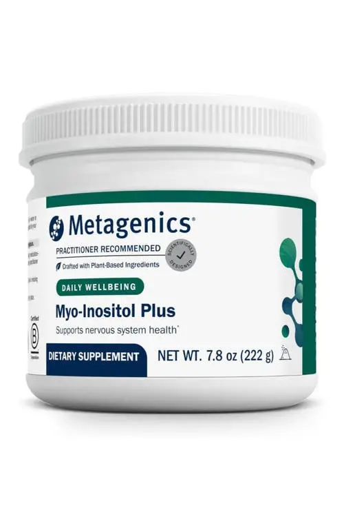 METAGENICS Myo-inositol Plus Chelated Magnesium Nervous System Support Supplement 30 Servings - None