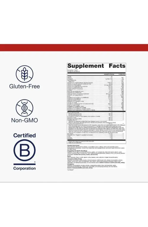 METAGENICS Wellness Essentials Active Daily Packs Nutritional Support Supplement 30 Packets