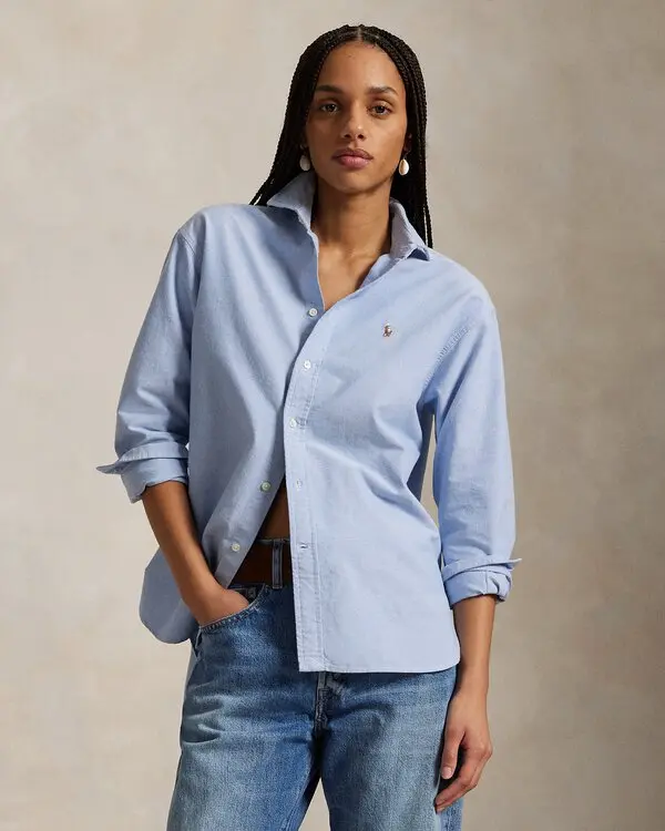 Ralph Lauren The Iconic Relaxed Fit Oxford Shirt - Blue