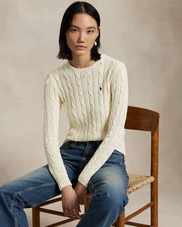 Polo Ralph Lauren Cable-knit Wool-cashmere Sweater