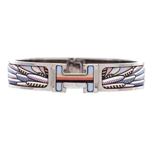 Hermès Clic H Bracelet Printed Enamel Narrow