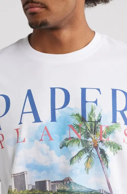 PAPER PLANES Hawaii Beach Graphic T-shirt