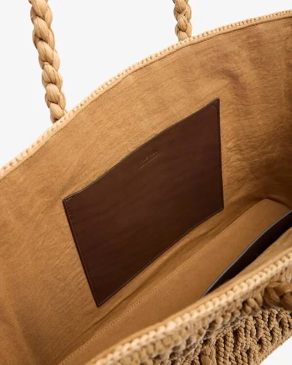 THE ROW Geogica Raffia Tote Bag