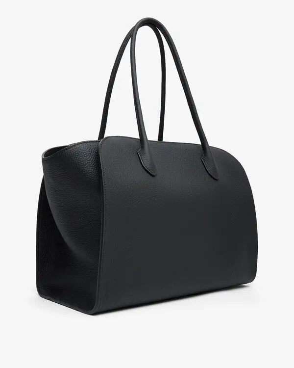 THE ROW Marlo 14 Leather Bag - Black