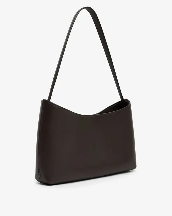 THE ROW Alma Baguette Dark Shoulder Bag