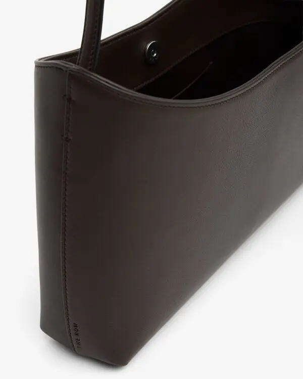 THE ROW Alma Baguette Dark Shoulder Bag
