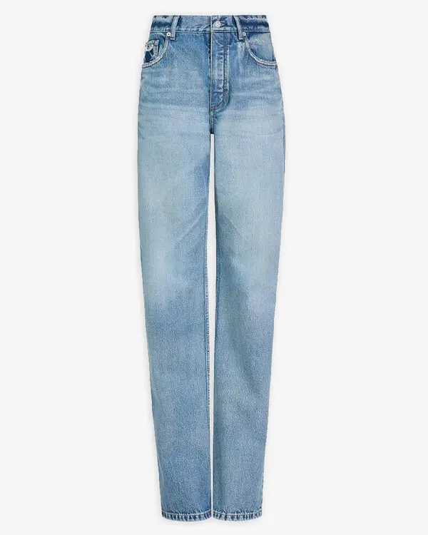 Alaïa Faded Straight Leg Jeans