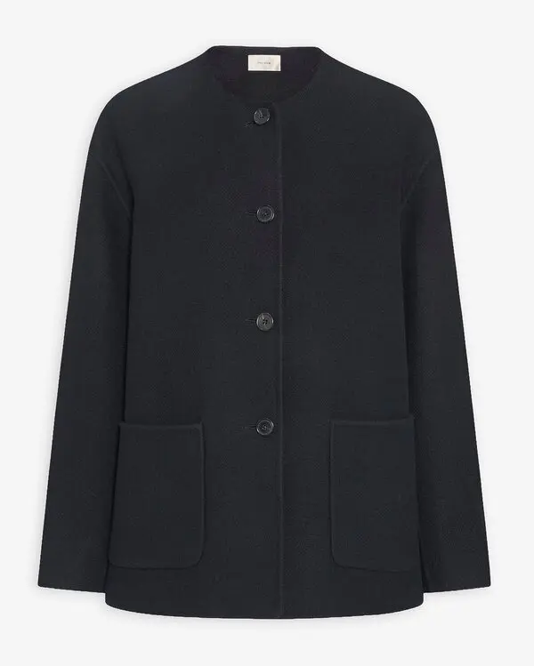 THE ROW Quintus Wool Jacket - Black