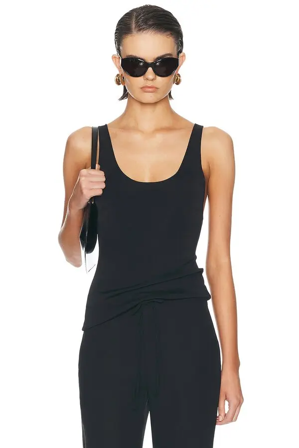 EAVES Auden Knit Tank - Black