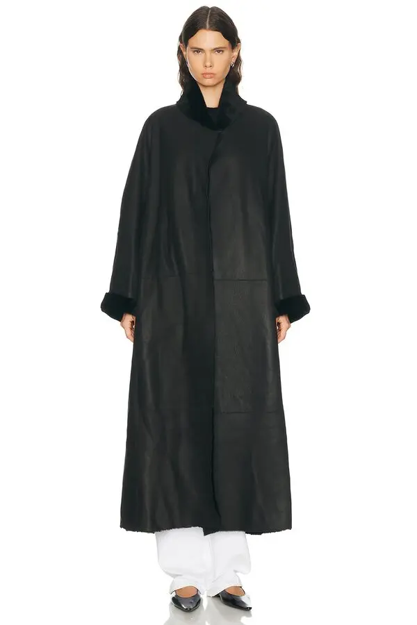 Nour Hammour Dorian Shearling Coat