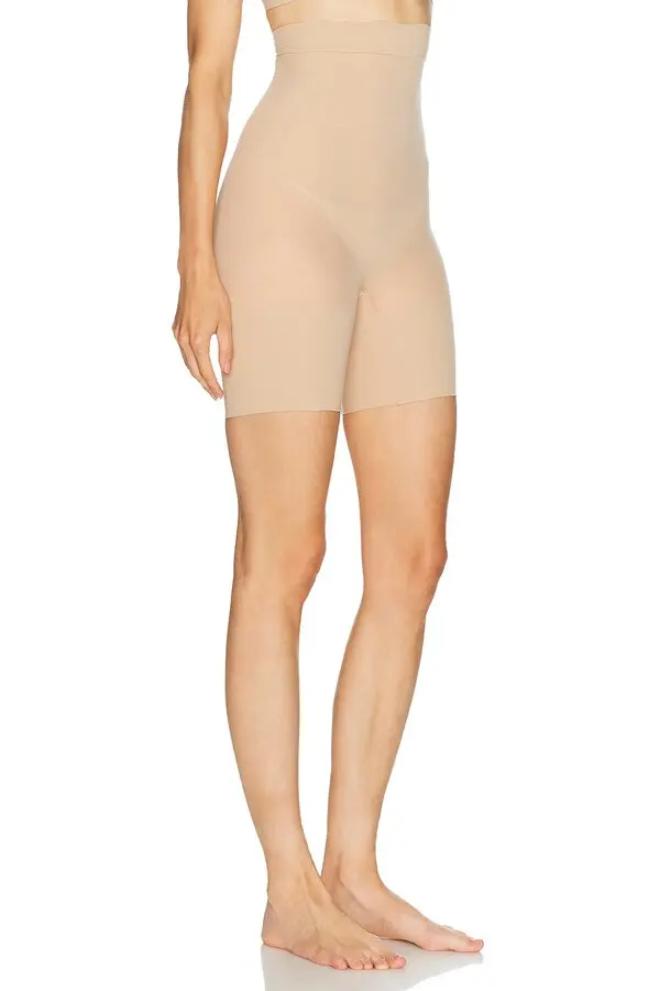 SKIMS Sheer Seamless High Waisted Mid Thigh Short