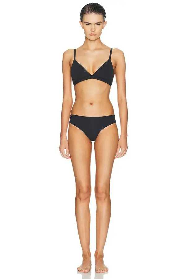 SKIMS Fits Everybody 5 Pack Thong - Onyx
