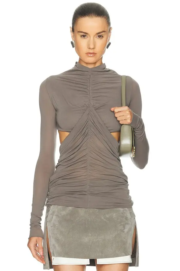 Rick Owens Sunpeel Long Sleeve Top