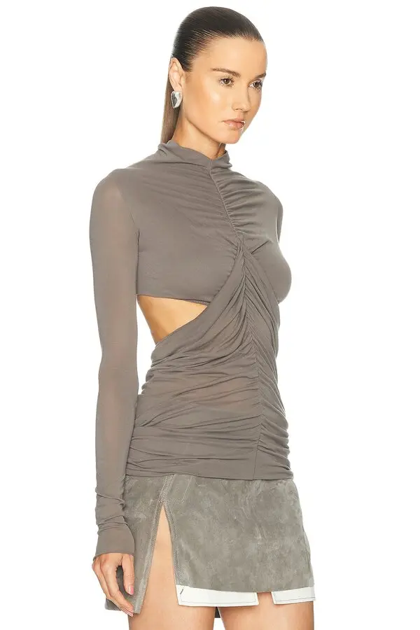 Rick Owens Sunpeel Long Sleeve Top