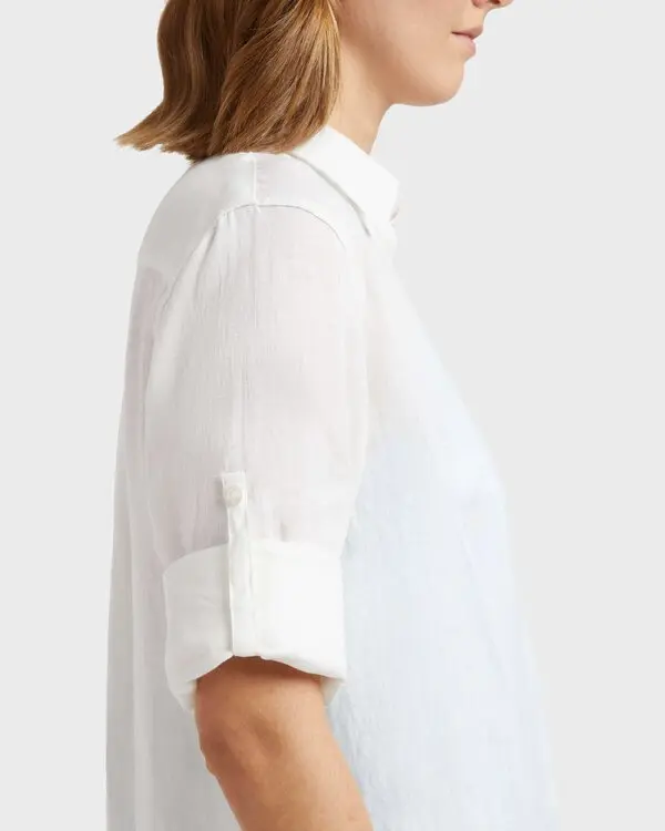 Vilebrequin Linen Shirt Dress Solid Shirt Dress Fragance