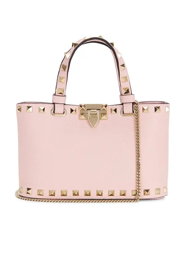 Valentino Garavani Rockstud Mini Bag - Rose Quartz