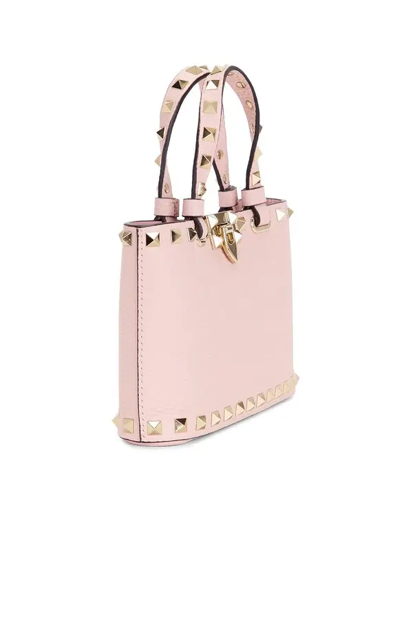 Valentino Garavani Rockstud Mini Bag - Rose Quartz