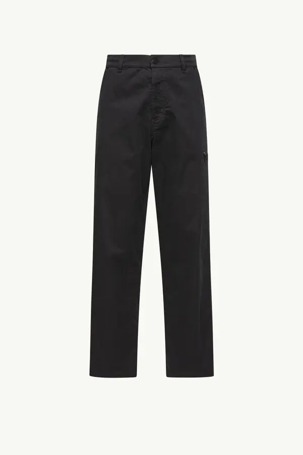 Moncler Stretch Gabardine Pants - Black