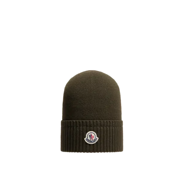 Moncler Wool & Cashmere Blend Knit Beanie