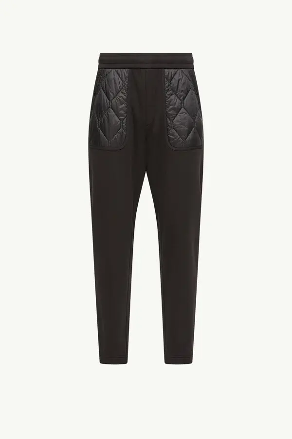 Moncler Cotton Blend Sweatpants - Black