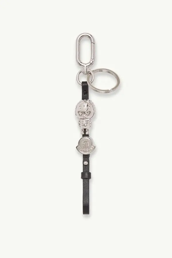 Moncler Mascotte Leather Key Holder
