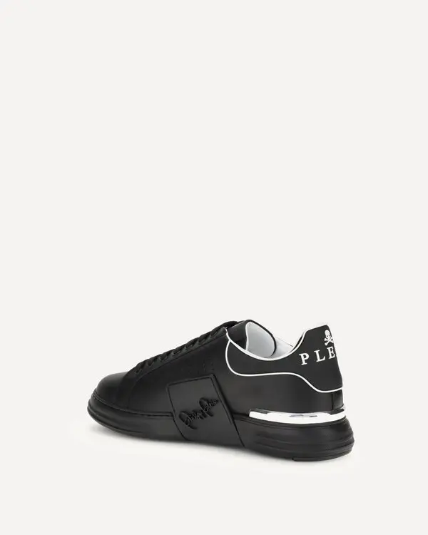 Philipp Plein Low Top Hexagon Leather Sneakers