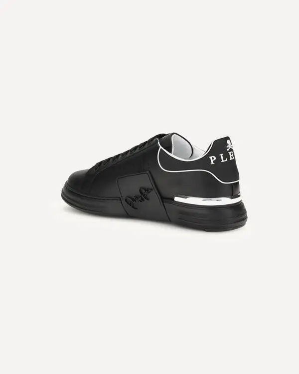 Philipp Plein Low Top Hexagon Leather Sneakers