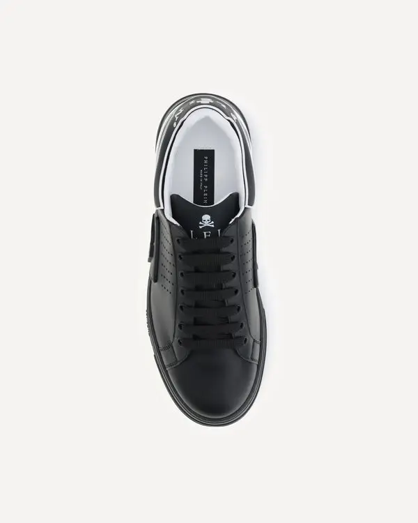 Philipp Plein Low Top Hexagon Leather Sneakers