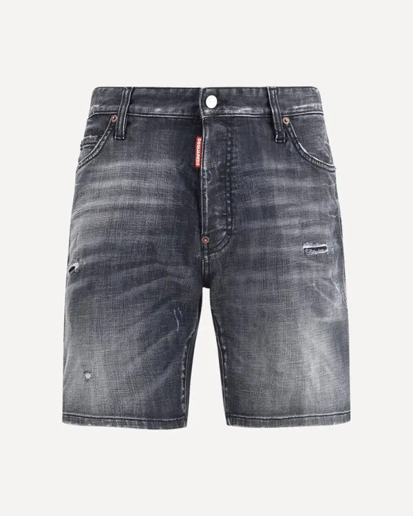 Dsquared2 Washed Denim Shorts