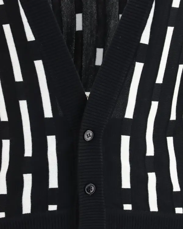 Versace Dashes Cardigan