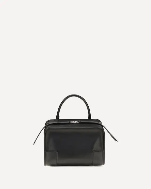 Loewe Medium Amazona 180 Calfskin Top Handle Bag - Black