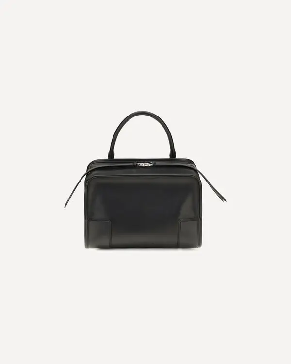 Loewe Medium Amazona 180 Calfskin Top Handle Bag - Black