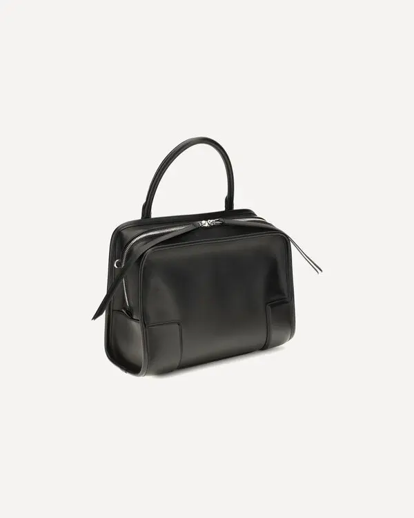 Loewe Medium Amazona 180 Calfskin Top Handle Bag - Black