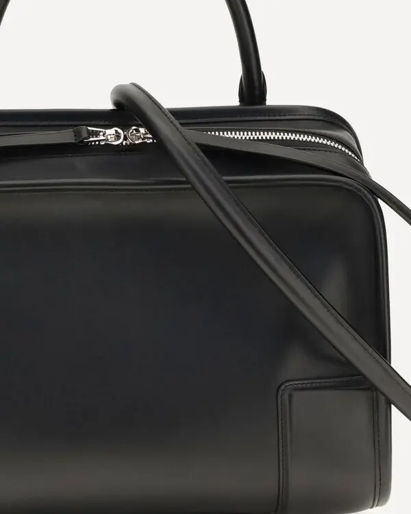 Loewe Medium Amazona 180 Calfskin Top Handle Bag - Black