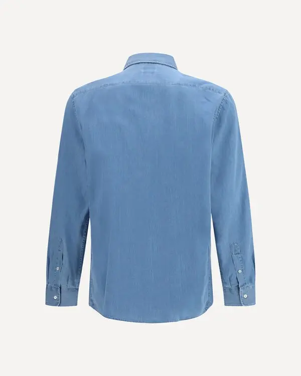 Brunello Cucinelli Cotton Deni Shirt Ale