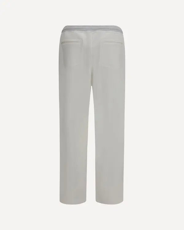 Brunello Cucinelli Cotton Pants With Drawstring Waistband