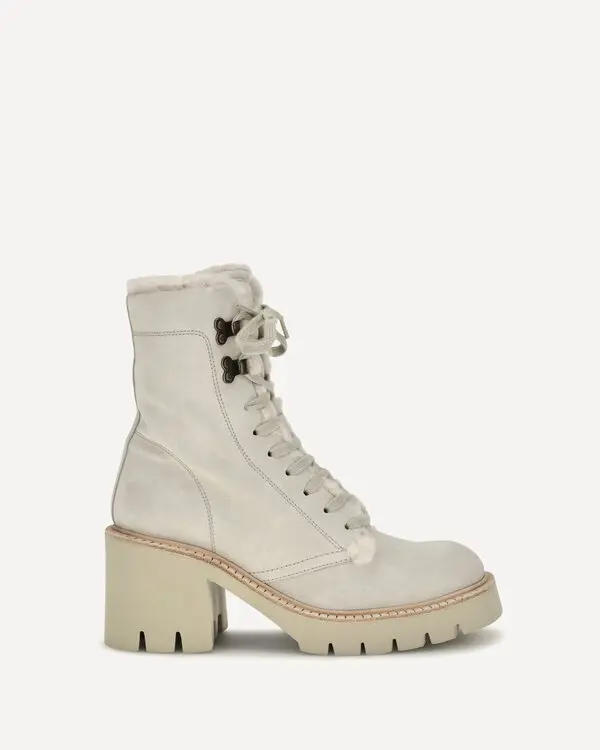 PEDRO GARCIA Suede Lace-up Ankle Boots