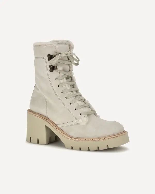 PEDRO GARCIA Suede Lace-up Ankle Boots
