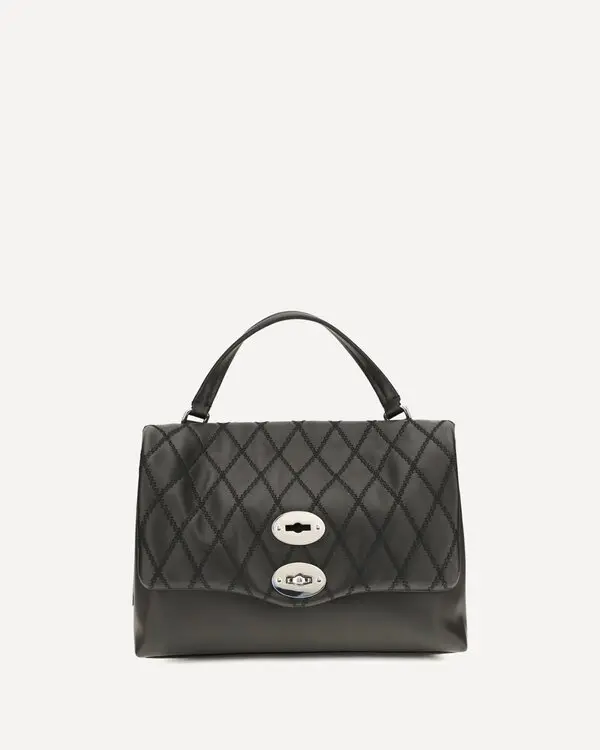 ZANELLATO Postina Tramè Leather Top Handle Bag